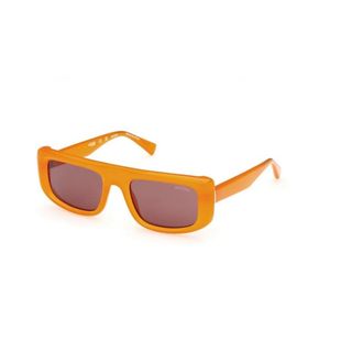 Guess Rechteckige Sonnenbrille - - Accessories - unisex - Orange - 53 MM