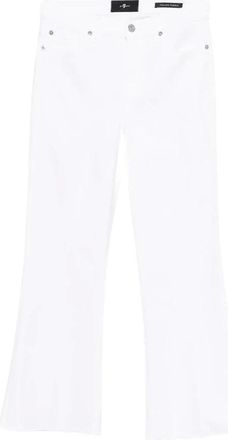 7 For All Mankind Femme, Jeans, Blanc, Taille: W26 Dojo Flare Jeans