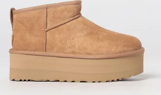 UGG Bottes Classic Ultra Mini Platform en daim
