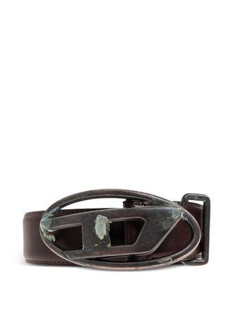 Diesel oval-D belt - Braun