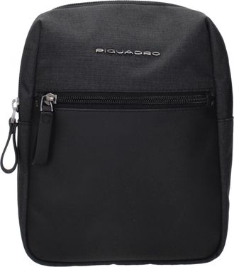 Piquadro Hommes Sac Bandouli&egrave;re Tissu Noir