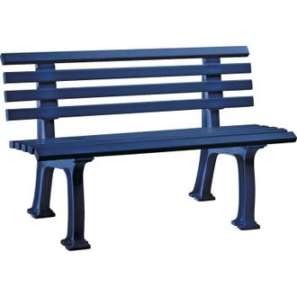 Blome Blome - Banc dext&eacute;rieur en plastique, &agrave; 9 lames, largeur 1200