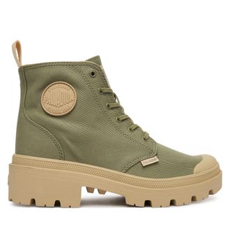 Palladium Schn&uuml;rstiefeletten Palladium Pallabasetwill 96907-333-M Gr&uuml;n