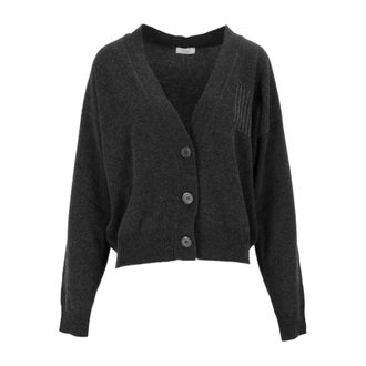 PESERICO Femme, Pulls, Gris, Taille: 42 FR Cardigan en maille