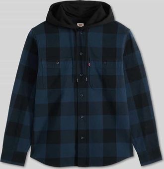 Levi's Regular Fit Freizeithemd aus reiner Baumwolle mit Kapuze