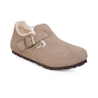 Birkenstock London Shearling Narrow Fit - - Shoes - Herren - Beige - 40 EU