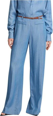 Kocca Femme, Pantalons, Bleu, Taille: 44 FR Pantalons &eacute;l&eacute;gants extra-larges