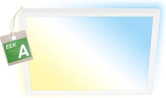Briloner EEK A LED Panel Effizient mit 11W bei 2400lm, ca. 50.000h Licht, flach, CCT, indirektes Licht, LED Lampe, Deckenleuchte, Wohnzimmerlampe, Deckenlampe,