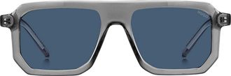 HUGO BOSS Hugo - Flach-Sonnenbrille f&uuml;r Herren (Grau)