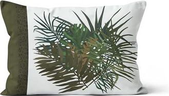 Soleil d'Ocre Soleil dOcre Amazonas Abdeckung von Kissen, Polyester, Weiß, 32 x 50 cm