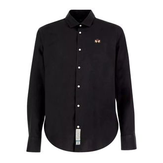 La Martina Garrick Hemd - - Shirts - Herren - Schwarzk - S