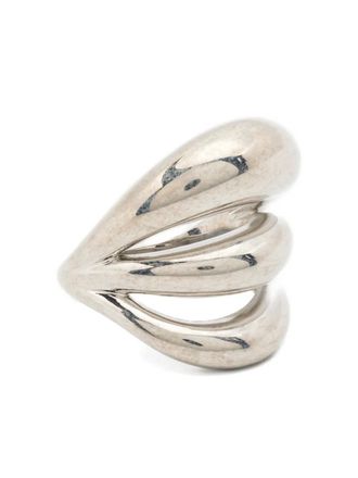 Panconesi bague Triptych Blow Up - Argent