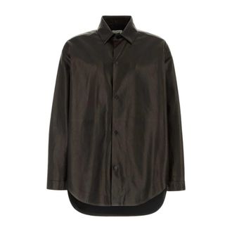 Fear of God Leather Relaxed Shirt - - Shirts - Herren - Braun - L