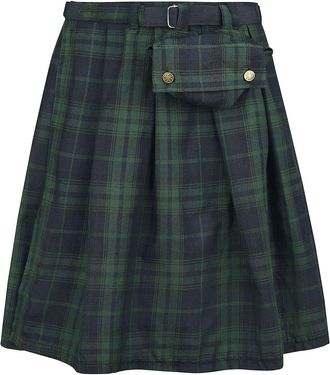 Banned Alternative Fear is Over Kilt M&auml;nner Mittellanger Rock gr&uuml;n 3XL-4XL