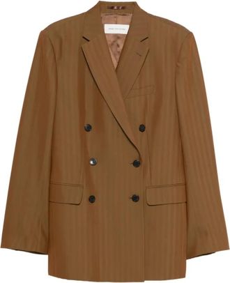 Dries Van Noten Femme, Vestes, Brun, Taille: 40 FR Bafya Jacket