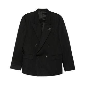 Lardini Sakko mit spitzem Revers - - Jackets - Herren - Schwarzk - L