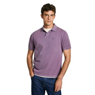 Pepe Jeans London New Oliver Polo - - Tops - Damen - Lila - XL