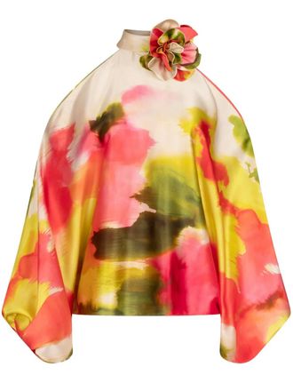 Silvia Tcherassi blouse Safira - Tons neutres