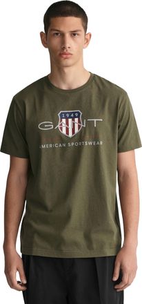 GANT Gant Herren REG Archive Shield SS T-Shirt, Juniper Green, XL