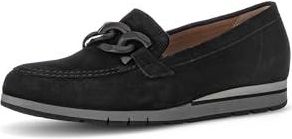 Gabor Ballerines classiques pour femme, plates, largeur suppl&eacute;mentaire mod&eacute;r&eacute;e (G), Noir 47, 37 EU