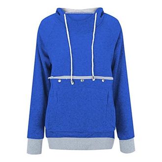 Generic MODSGUE Sweat &agrave; capuche pour homme et femme, hiver, manches longues, grande poche kangourou, confortable, basique, gris, loisirs, ext&eacute;rieur, couleur u