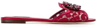 Dolce & Gabbana Sandalen - Sandals Red - Gr. 35 (EU) - in Rot - f&uuml;r Damen