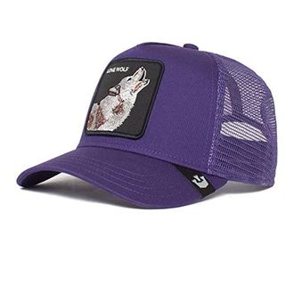 Goorin Brothers The Lone Wolf Purple A-Frame Adjustable Trucker Cap - One-Size