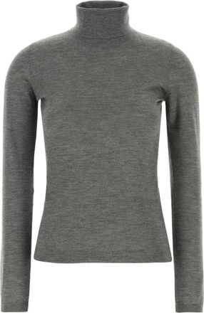 Brunello Cucinelli Femme, Pulls, Gris, Taille: 38 FR Pull &agrave; col roul&eacute;