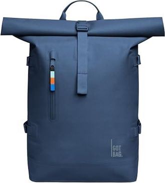 Got Bag Sac à Dos Rolltop 2.0 en Ocean Impact Plastic | Sac à dos imperméable avec compartiment pour ordinateur 15 pouces amovible | Roll top avec capacité de