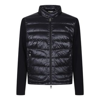 Moncler Homme, Vestes, Bleu, Taille: M Cardigan en tricot