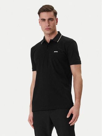 HUGO BOSS Poloshirt Birdie Paule 50559365 Schwarz Slim Fit
