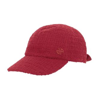 Patou Rote Wollm&uuml;tze mit Monogramm - - Accessories - Damen - Rot - L