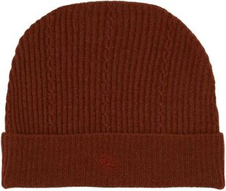 Etro Femme, Accessoires, Rouge, Taille: ONE Size Bonnet avec Logo