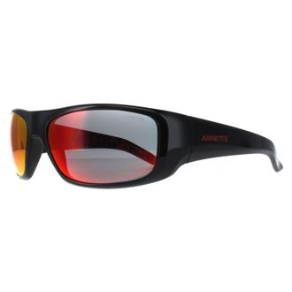 Arnette Rechteck Herren Schwarz Orange Hot Shot AN4182