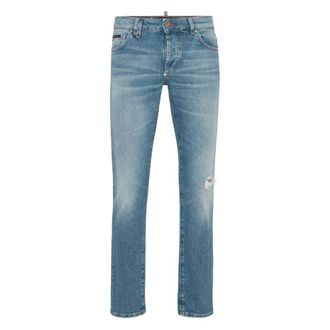 Philipp Plein Super Straight Cut Jeans - - Jeans - Herren - Blau - W33