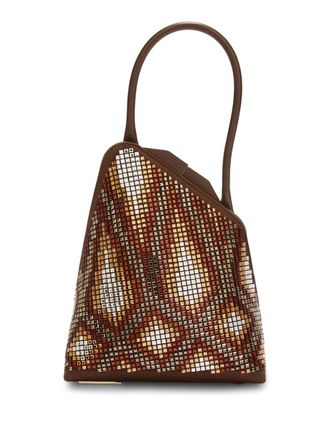 The Attico sac cabas Sunset - Marron