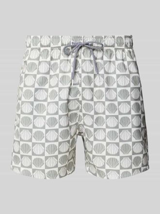 Boardies Badehose im Allover-Look Modell Ilfracombe