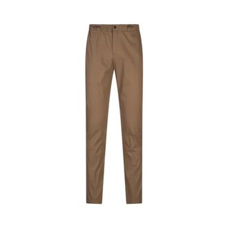 Pantaloni Torino Braune Baumwollhose mit Elastan - - Trousers - Herren - Braun - W33