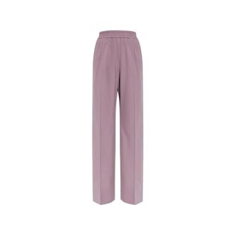 Dolce & Gabbana Femme, Pantalons, Violet, Taille: 34 FR Pantalon en laine