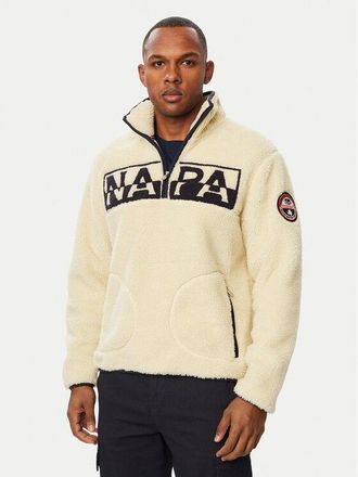 Napapijri Fleecejacke Archive NP0A8A8H Hellbeige Relaxed Fit