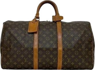 Louis Vuitton unisex, Pre-owned, Brun, Taille: ONE Size Sac Week-end en Toile Pre-owned