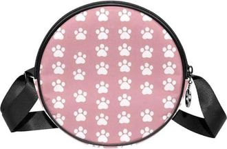 Generic Sac &agrave; bandouli&egrave;re rond pour femme, petit sac &agrave; bandouli&egrave;re avec fermeture &eacute;clair, bretelles r&eacute;glables, style d&eacute;contract&eacute;, pour femmes et filles