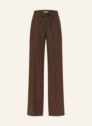 Brax Brax Marlenehose Farina Aus Leinen braun