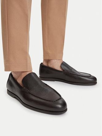 Calvin Klein Slipper Low Prof Loafer Txt Lth HM0HM02175 Dunkelbraun