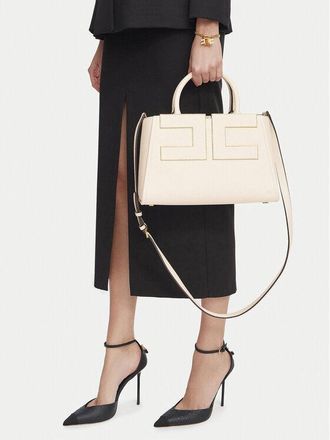 Elisabetta Franchi Handtasche BS-06A-66E2-V440 Creme