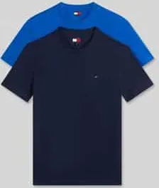 Tommy Jeans Slim Fit T-Shirts aus reiner Baumwolle im 2er-Pack