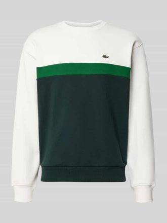 Lacoste Regular Fit Sweatshirt aus reiner Baumwolle