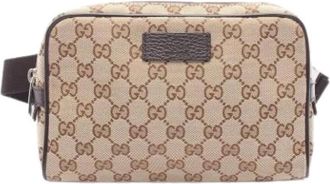 Gucci unisex, Pre-owned, Beige, Taille: ONE Size Pre-owned Toile sacs-gucci