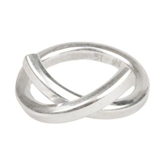 Werkstatt M&uuml;nchen Homme, Accessoires, Gris, Taille: M Embrace Fine Ring