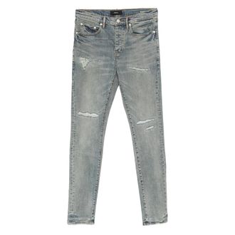 Purple P001 Ripped Jeans